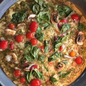 Open Faced Omelet | MuscleEgg Egg Whites Recipes