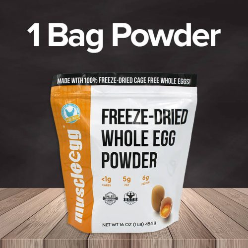 1 Bag MuscleEgg Whole Egg Powder Cage-Free Eggs