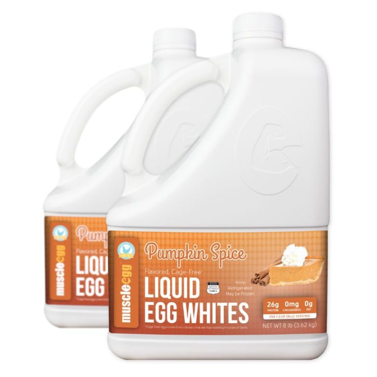 2 Gallons Pumpkin Spice MuscleEgg Cage-Free Egg Whites